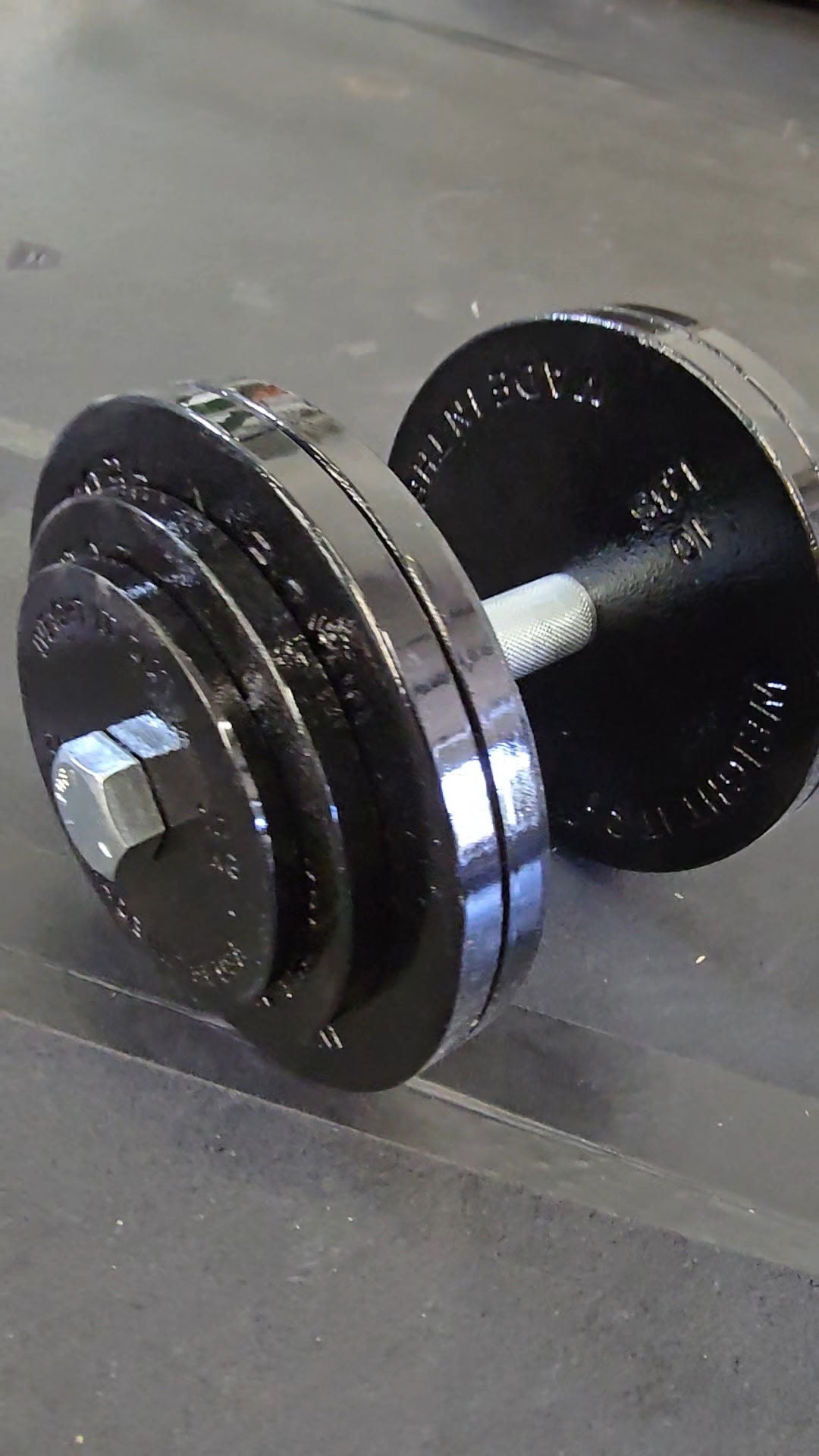 Standard 1" Cast Iron Machined Loadable Dumbbell Sets - Weight It Out