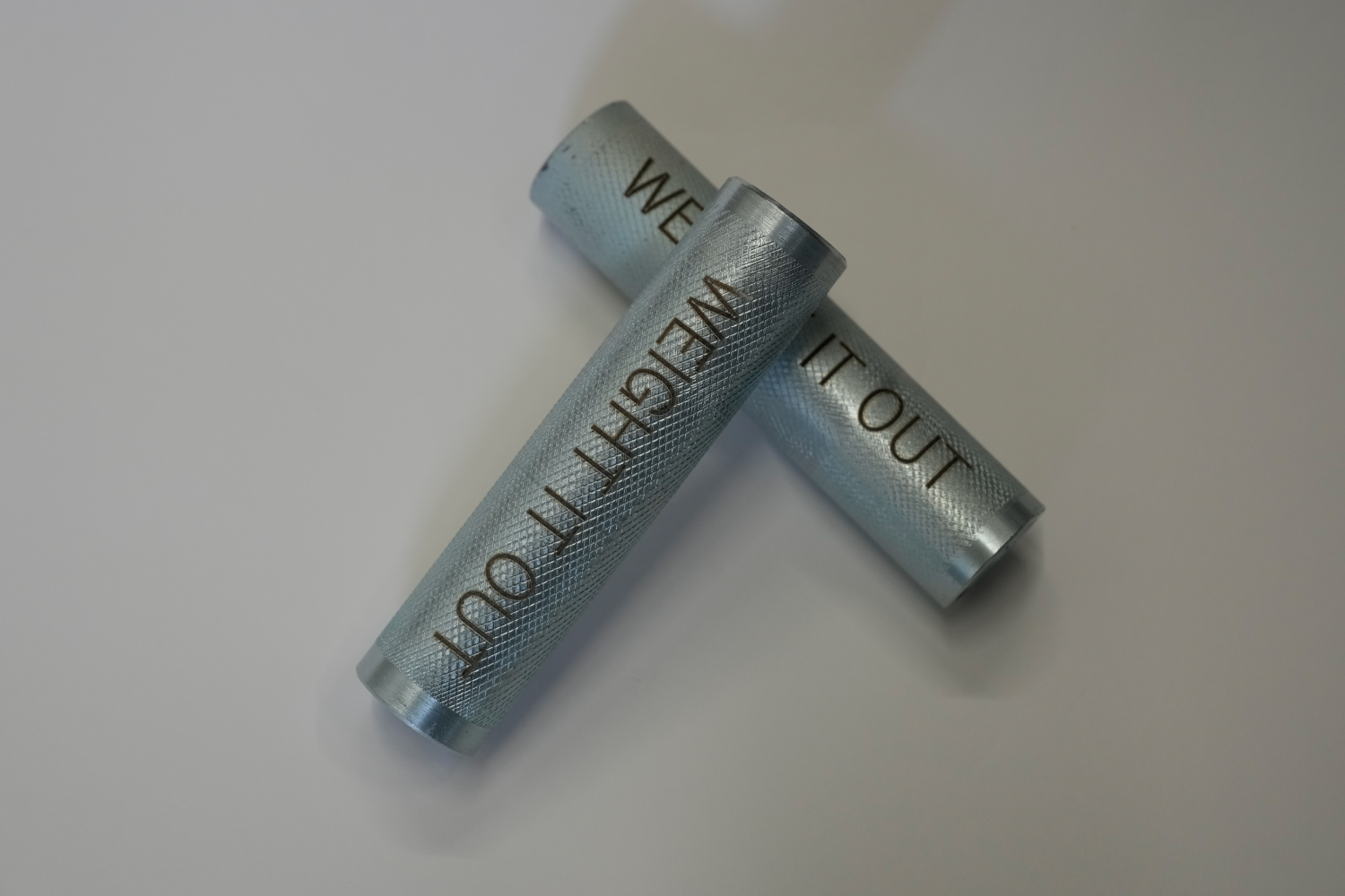 Adjustable Standard 1" Dumbbell Handles Screwable Pair and Collars Sol ...